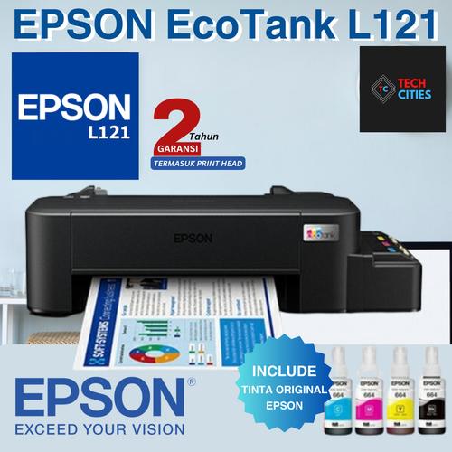 Jual EPSON L121 EcoTank Single Function Printer(Print Only) - RESMI ...