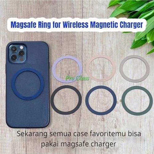 Jual Magnetic Magsafe Wireless Ring Adapter Sticker with 3M adhesive ...