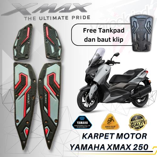 Jual Pijakan kaki karpet motor Xmax tahun 2017-2022 free Tankpad ...