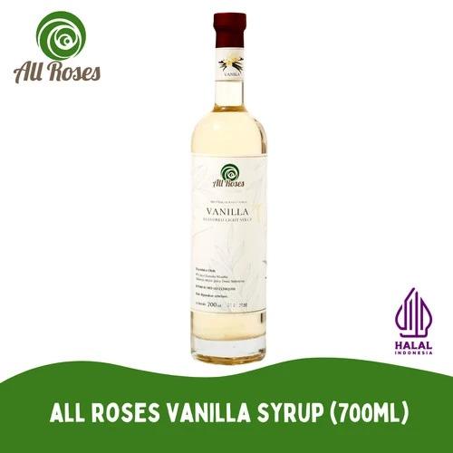 Jual All Roses Vanilla Syrup/Sirup Halal BPOM (700ml) - Kota Palembang ...