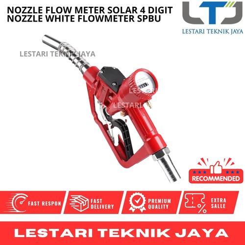 Jual Nozzle flow meter solar 4 digit nozzle white flowmeter SPBU ...