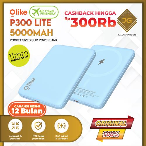 Promo Olike P300 Lite Power bank 5000mAh | Slim & MagSafe Wireless ...