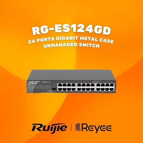 Jual Ruijie Reyee Unmanaged Switch RG-ES124GD / RG-ES124GD Ruijie Reyee ...