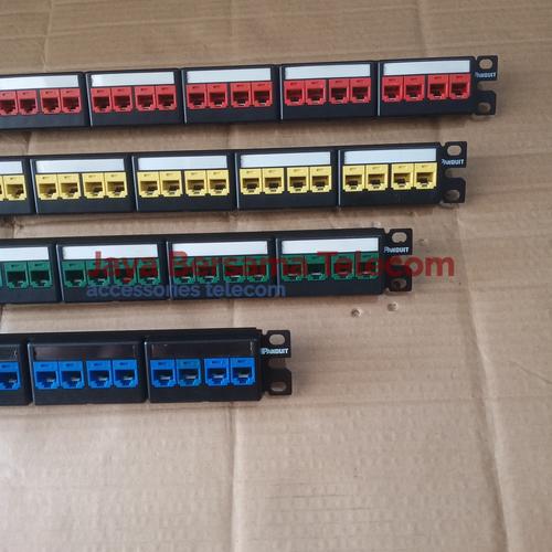 Jual patch panel 24 port panduit cat.6 second loaded - Kuning - Jakarta ...