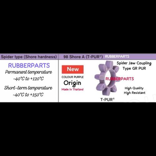 Jual COUPLING SPIDER ROTEX GR55 GR65 GR75 GR90 GR100 T-PUR PUR PURPLE ...