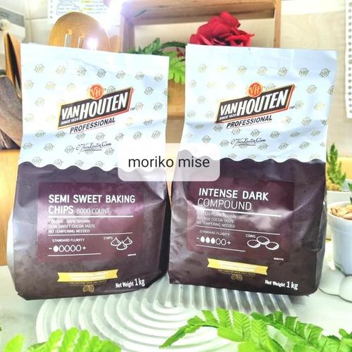 Jual Van Houten Intense Dark Compound Coin Chocolate 1 Kg / Coklat Mak ...
