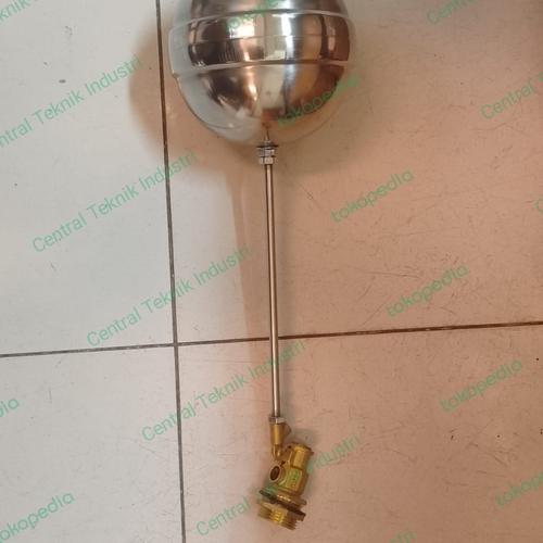 Jual Floating Valve 2"inch Pelampung Tangki Kuningan DN 50 Drat Luar ...