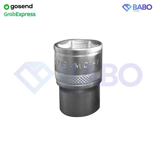 Jual Kunci / Mata Soket 19 mm 1/2" inch DR. 6 PT / Socket / Sock Spanner TEKIRO - Kota Tangerang ...