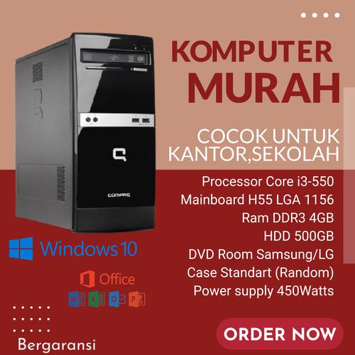 Jual Cpu Rakitan Core i3 Ram 4GB Hardisk 500GB - PAKET 1 - Kab ...