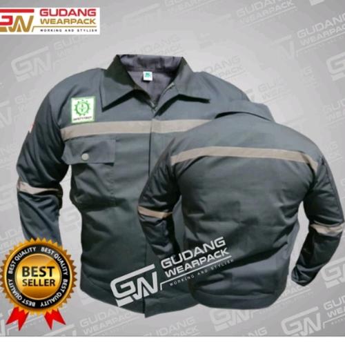 Promo Gudang Wearpack - Baju Kerja Seragam Proyek Warna Abu Polos - ABU ...