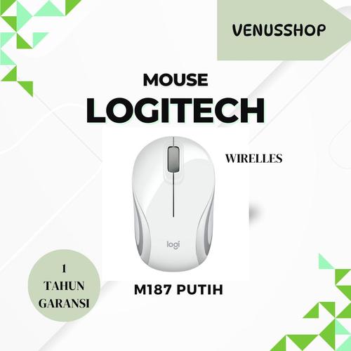 Jual LOGITECH WIRELESS MOUSE M187 ORIGINAL 100% / MOUSE WIRELESS M 187 ...