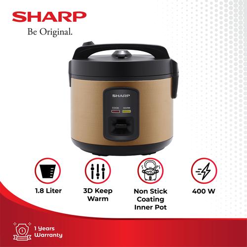Promo Sharp Rice Cooker 1.8L KS-G18MH-BZ / 1,8 Liters Gold - Jakarta ...