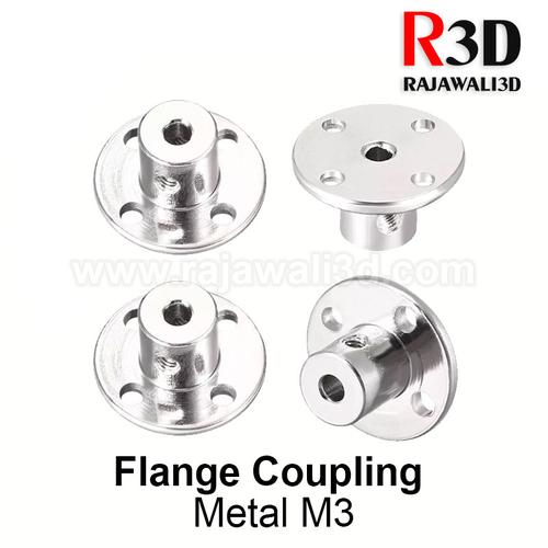 Jual Flange Coupling Metal Kopling Sambungan Shaft Kopel ID 3mm - Kab ...