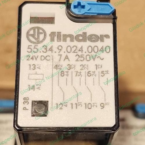 Jual Finder Relay 55.34.9.024.0040 24VDC 4PDT 7A 250V - Jakarta Barat ...