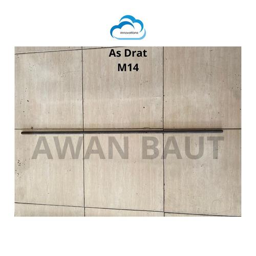 Jual As Drat Besi Mentah M14 Baut Stud Bolt Full As Drat - Kab. Bogor ...