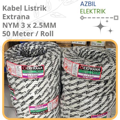 Jual Extrana Kabel Listrik NYM 3 X 2.5 mm 50 meter - Kota Tangerang ...