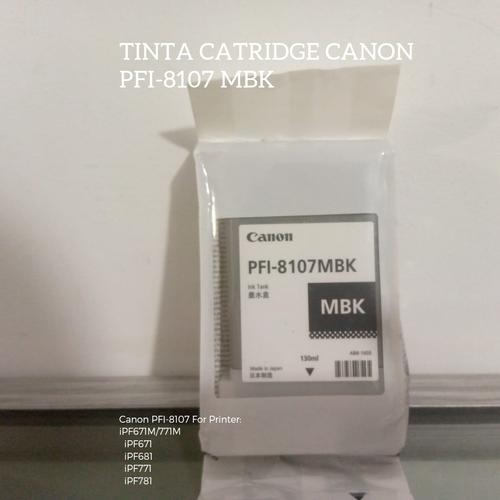 Jual Tinta Catridge Canon PFI-8107MBK Black Original - Jakarta Selatan - Akmal Toner | Tokopedia