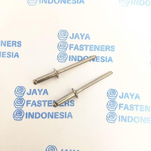 Jual Paku Rivet Stainless 4.0 X 10mm / Blind Rivet S 537 SUS 304 - Kota ...