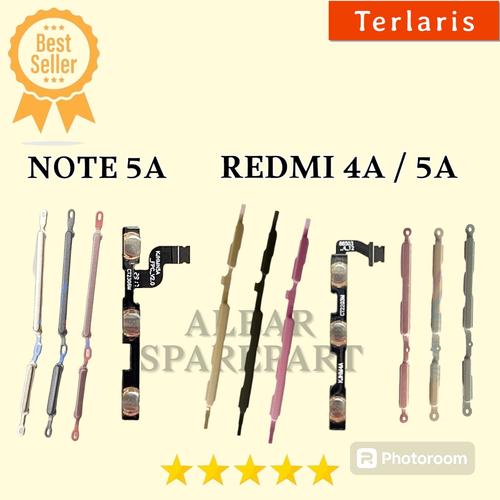 Jual TOMBOL LUAR XIAOMI REDMI 5 A / NOTE 5A PRIME POWER ON OFF VOLUME SUARA - REDMI 5, FLEX ON ...
