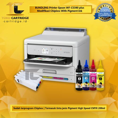 Jual Printer Terprogram Chipless EP Work force Pro WF-C5390 C5390 A4 ...