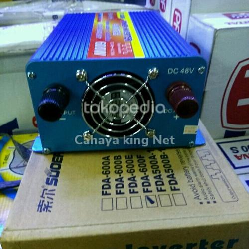Jual pure sine wave inverter 48v to 220v inverter daya 1000W FDA 1000F 48Vol original suoer ...