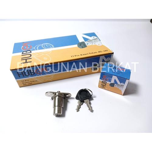 Jual KUNCI LACI HUBEN HL 105 PUSH LOCK / KUNCI LACI LEMARI - Jakarta ...