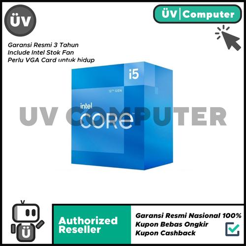 Promo Intel Core i5-12400F Processor CPU Gen 12 Alder Lake LGA1700 LGA ...