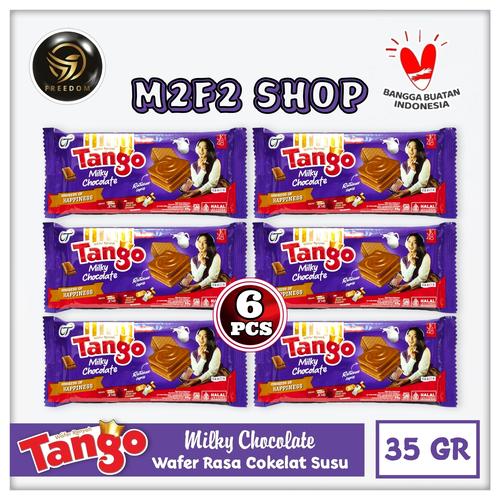 Jual Tango Wafer Milky Chocolate BITE SIZE | Cokelat Susu - 39 gr (6 ...