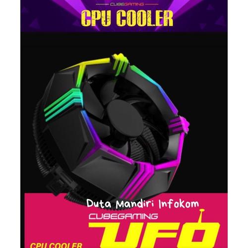 Jual Komponen Cube Gaming UFO RGB - Air CPU Cooler for Intel & AMD ...