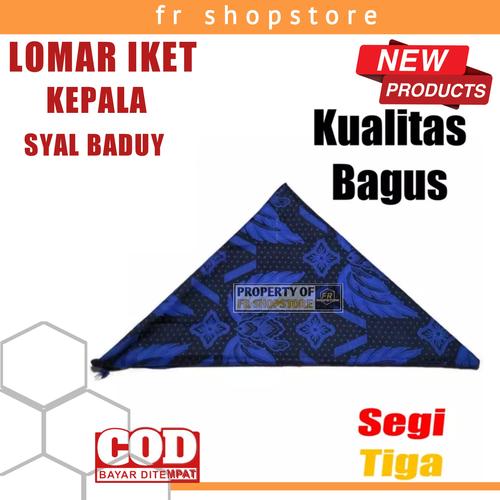 Jual SLAYER LOMAR IKAT IKET KEPALA SUKU BADUY LUAR KHAS SUNDA MODEL ...