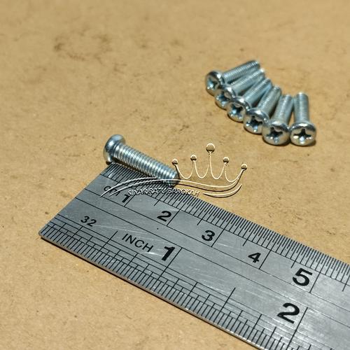 Jual 10 BUAH BAUT OBENG PLUS JP M4X15 PANJANG 1,5CM 1,5 CM M4 X 15 BAUD ...