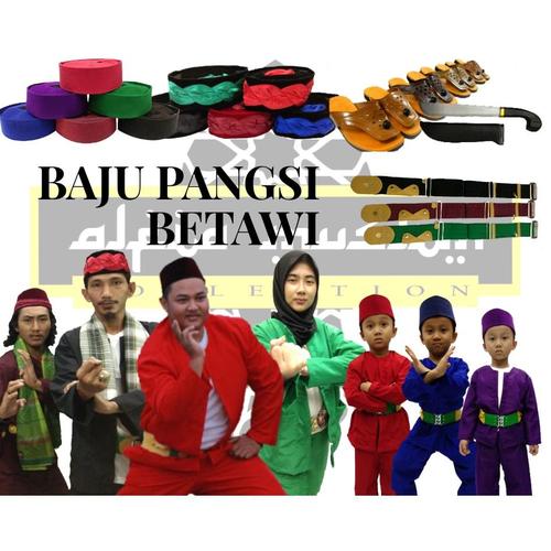 Jual Baju Pangsi Dewasa Setelan Baju Khas Betawi Baju Adat Betawi Baju ...