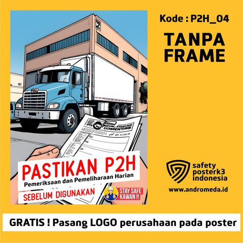Jual Safety Poster Slogan K3 HSSE Pastikan P2H Pemeriksaan dan ...