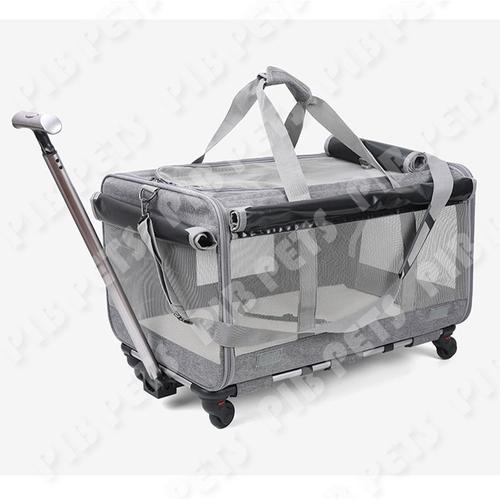 Jual Tas Traveling Trolley Troli Lipat Kucing Anjing Dog Cat Stroller ...