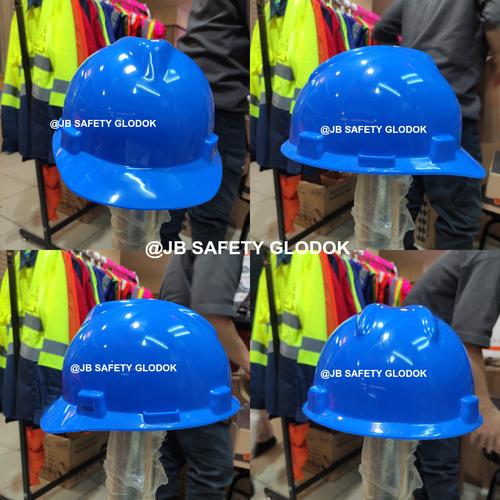 Jual HELM SAFETY PROYEK NSA V-GARD WARNA BIRU STANDARD SNI MURAH ...