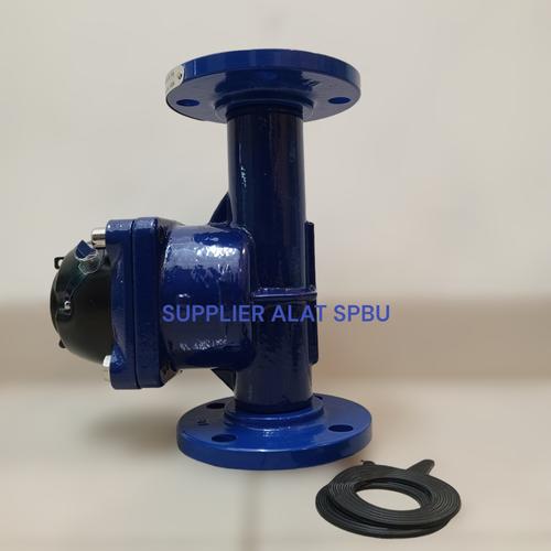 Jual Jual water meter limbah merk HLN size 1 1/2 inch DN 40mm body cast ...