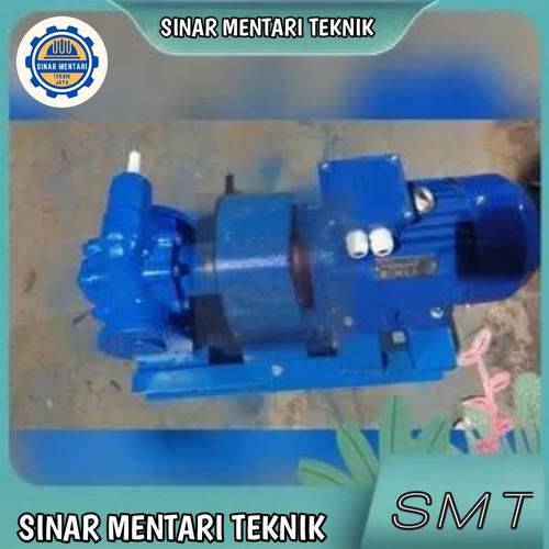 Jual gear pump yuema KCB 200 motor 4kw 5hp 3phase pompa solar oli ...