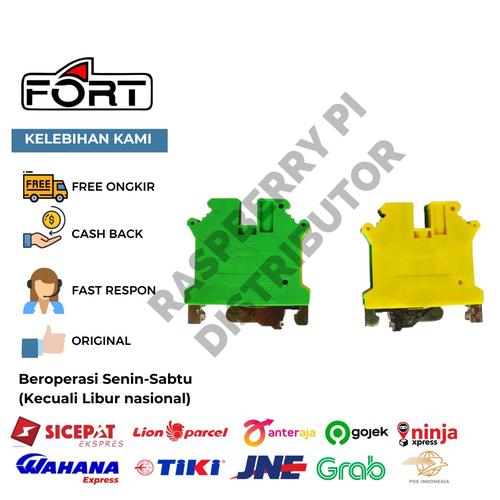 Jual FORT TERMINAL BLOCK GROUND 4mm Yellow-Green TUSLKG 5 - Jakarta ...