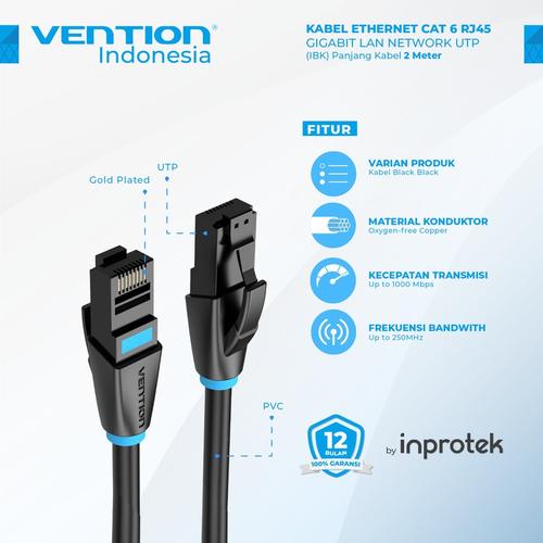 Jual Vention 40M Kabel LAN RJ45 Cat.6 UTP Ethernet Gigabit - IBK Round - Jakarta Utara - Shava ...