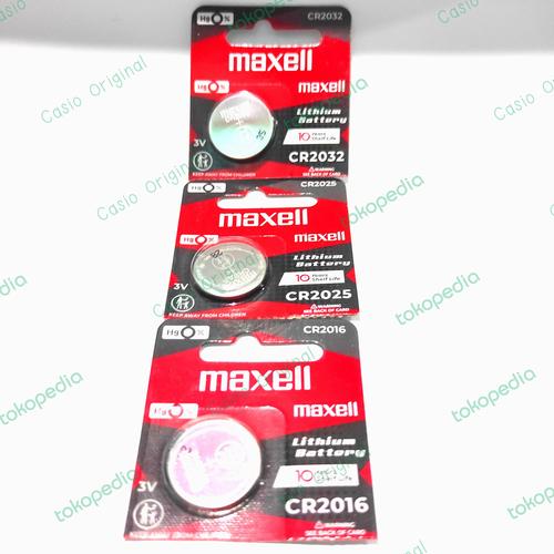 Jual ORIGINAL Baterai Maxel 3V CR 2032 CR2032 CR 2025 CR2025 Maxel 2016 - 2025 - Jakarta Pusat ...