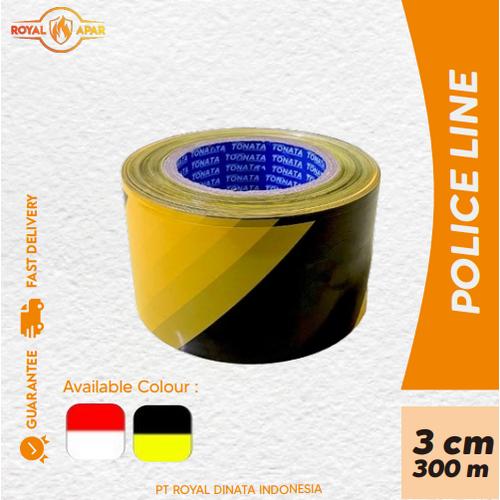 Jual Police Line Kuning Hitam / Garis Polisi 3 Inchi x 300 Meter - Kab ...