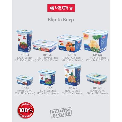 Promo MICTON Lion Star Klip to Keep KTK Penyimpanan Kulkas Makanan ...