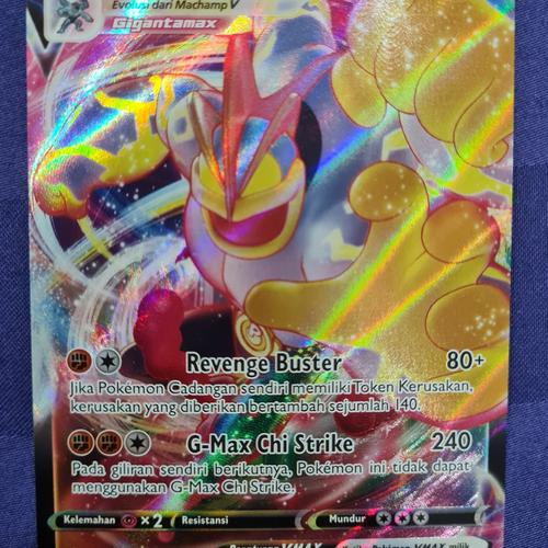 Jual Pokemon card - Machamp Vmax - Kota Medan - jpshop medan | Tokopedia