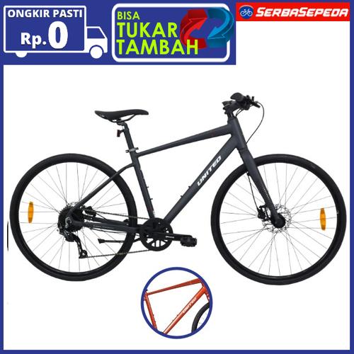 Jual Sepeda Hybrid 700c United Felipe 1.0 - Abu 49 - Kota Bekasi ...