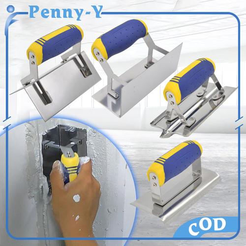 Jual Drywall Scrapper Stainless Steel Trowel Sudut Luar Alat Plamir ...