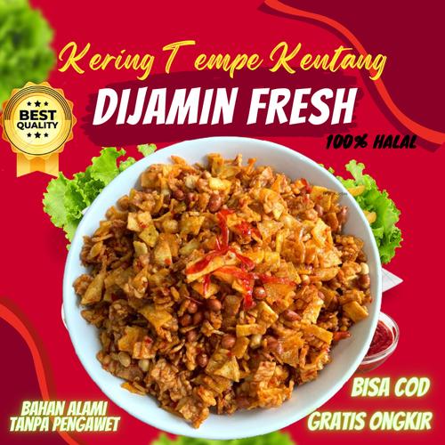 Jual Kering Tempe Kentang Kacang/Orek Tempe/Keripik Tempe/Lauk Kering ...