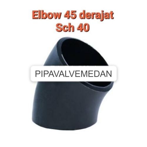 Jual 5" ELBOW BESI 45 DERAJAT SCH 40 - Kota Medan - Pipa Valve Medan ...