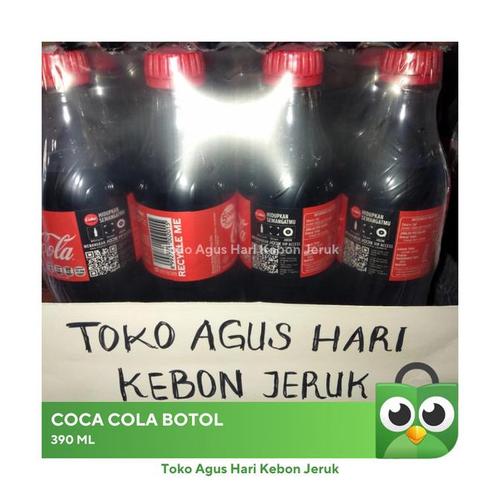 Jual Coca Cola Botol 390 Ml, Isi 12 Kola Botol Plastik - Jakarta ...