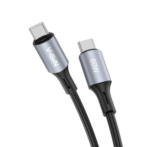 Jual Kabel Data USB V-GeN CT1-25 Super Fast Charging 60W 3A QC PD Type ...