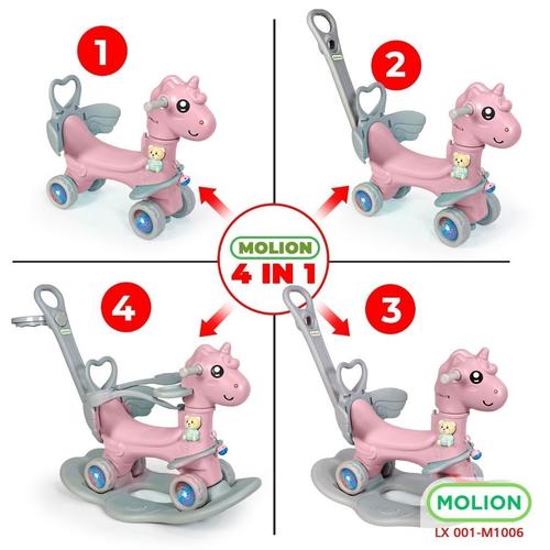 Jual Mainan Anak Rocking Horse Kuda Kudaan Goyang JM30316 - M1001 Pink ...
